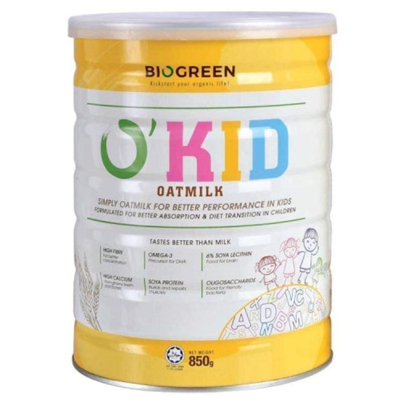 Biogreen O’Kid Oatmilk 850g – Stella Food Hall